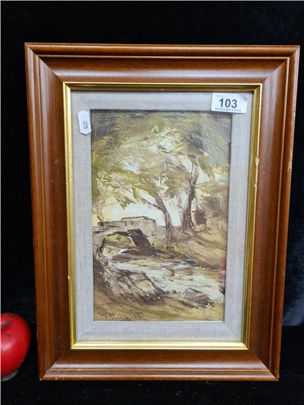 Tom Cullen | Bridge Over a River (1982) | MutualArt