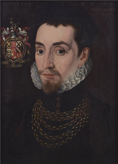 George Gower | Portrait of an Elizabethan Man (1562) | MutualArt