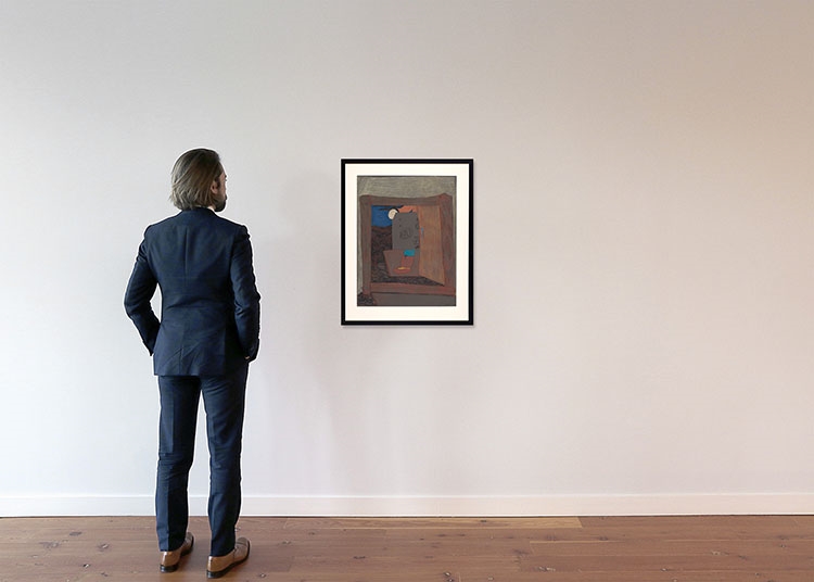 Shuvinai Ashoona | Drawing of Earth in a Doorway (2011) | MutualArt