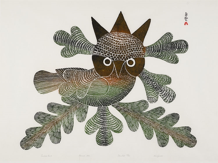 Kenojuak Ashevak | THE OWL (1969) | MutualArt