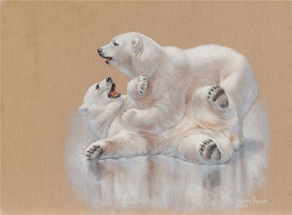 Jan Sharkey Thomas | Polar Bears (1977) | MutualArt