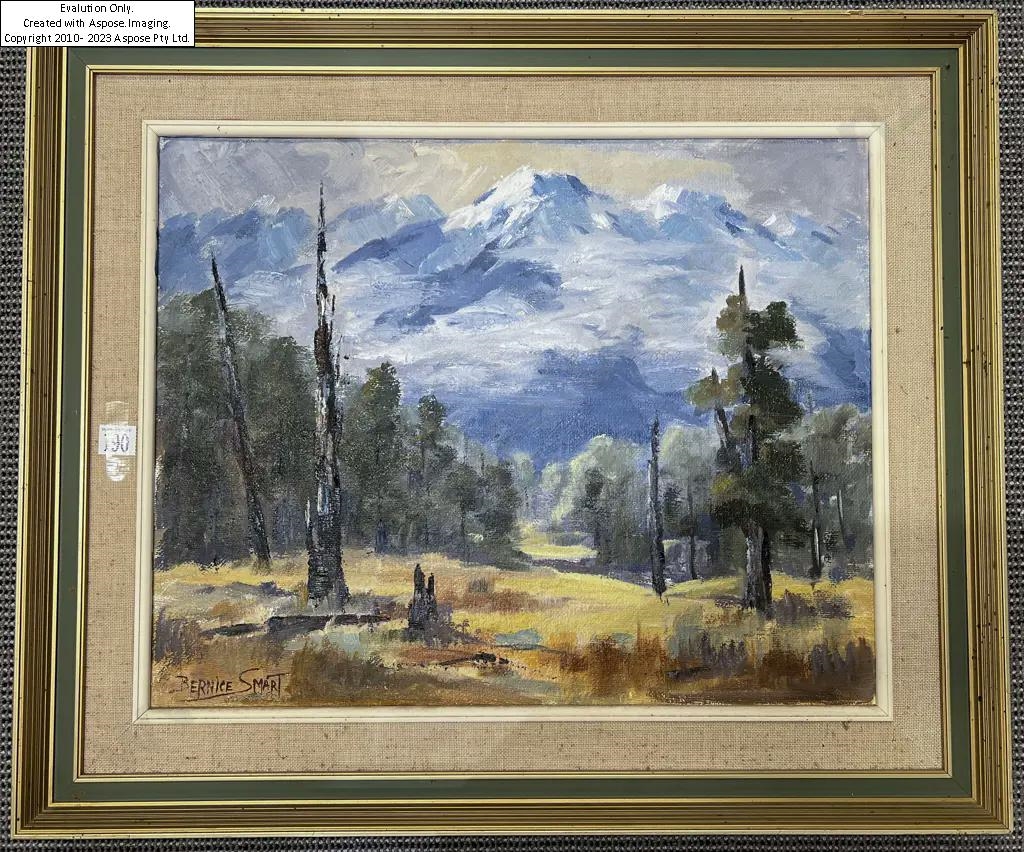 Bernice Smart | Berniece Smart Winter Mist West Coast Oil on Board ...