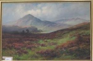 Sidney Watts | Moorland scene | MutualArt