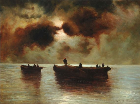 Arthur MacDonald | The Night Fishers (1905) | MutualArt