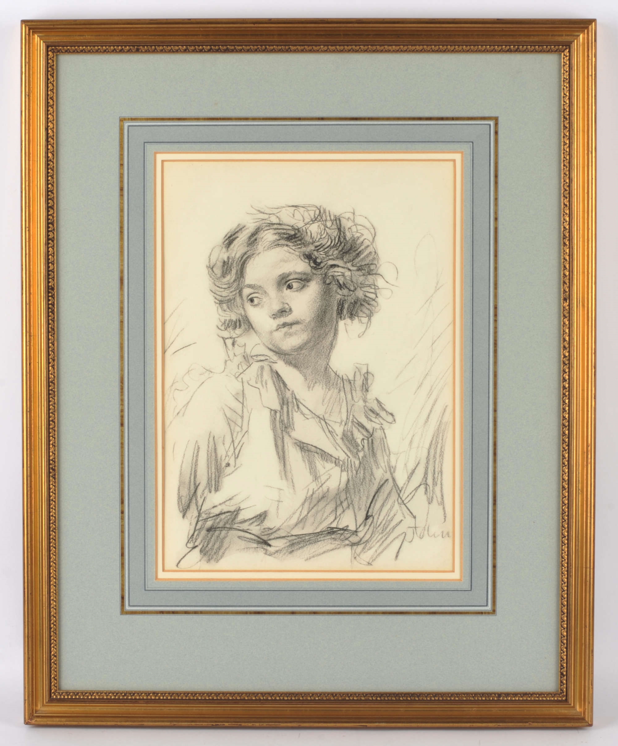 Augustus Edwin John | Portrait of Olive Snell | MutualArt