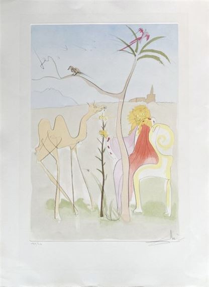 Salvador Dalí | Salvador Dalí - The Lion's Court (1974) | MutualArt