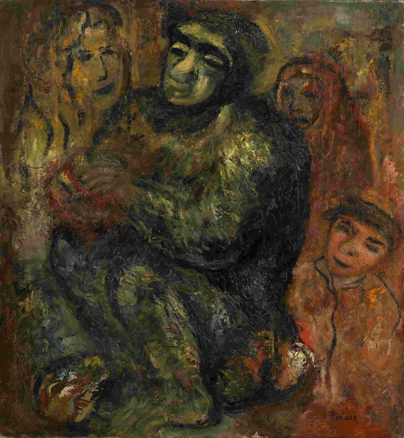 Issachar Ryback | 29 works: Shtetl (1917 - 1923) | MutualArt