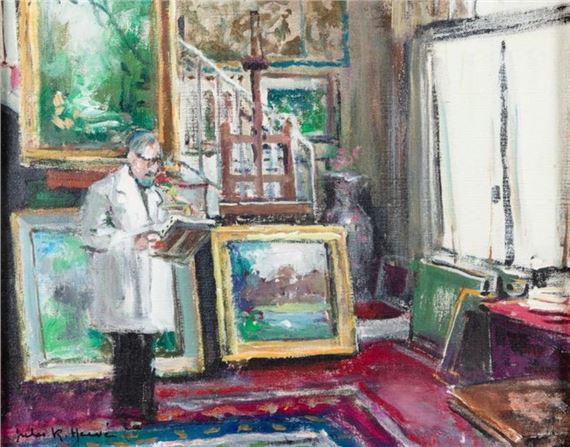 Jules René Hervé | Jules René HERVE (1887-1981) The painter in his ...