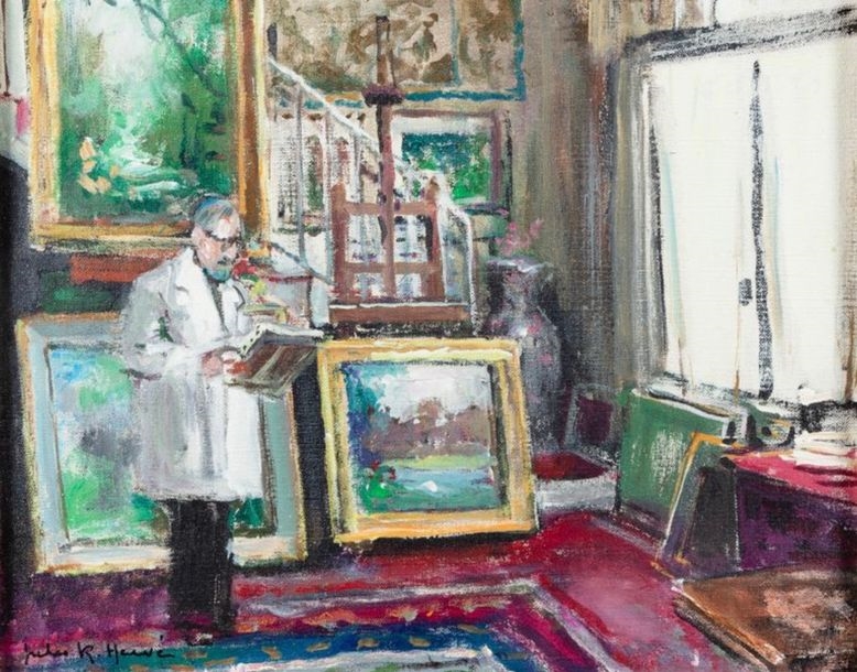 Jules René Hervé | Jules René HERVE (1887-1981) The painter in his ...