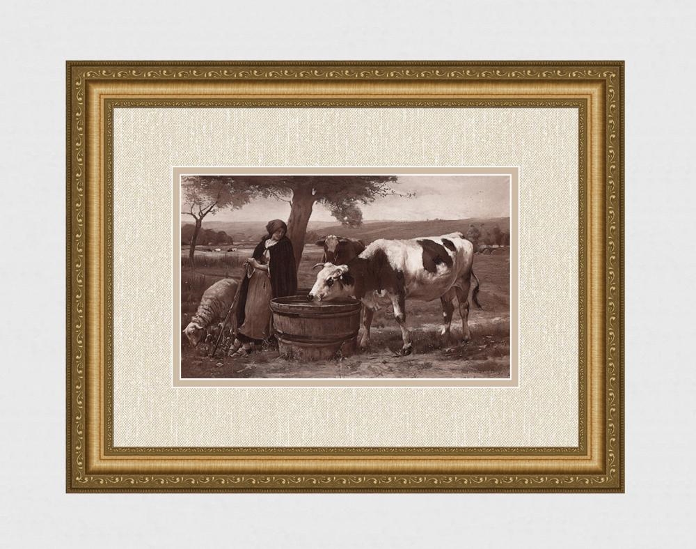 Julien Dupré | Antique heliogravure on heavy wove paper after the ...