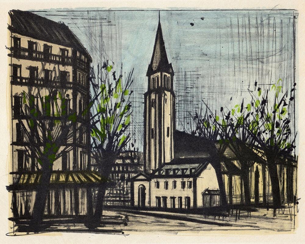 Bernard Buffet | Saint Germain des Pres (1967) | MutualArt