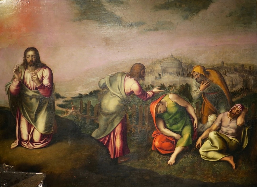 Marcello Venusti | The prayer of Jesus at the garden of Gethsemane ...