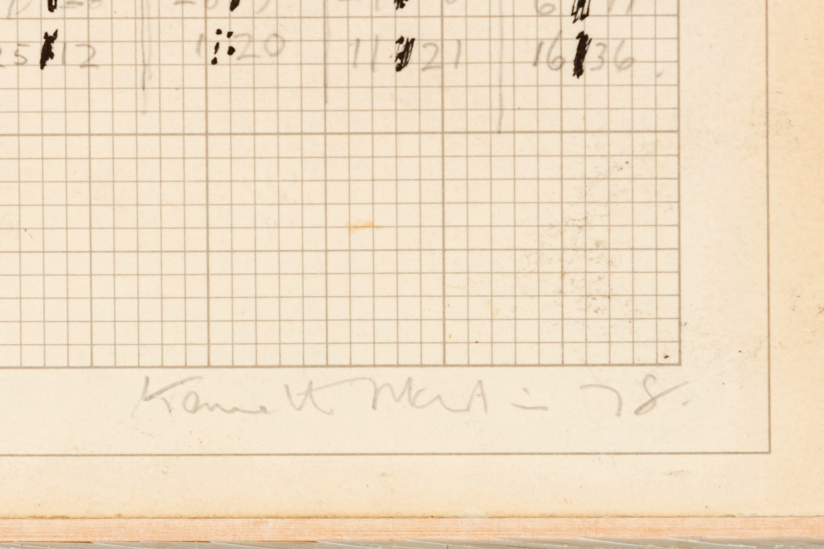 Kenneth Martin | Chance Order Change signed and dated 'Kenneth Martin ...