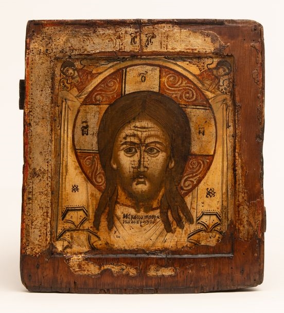 Russian School, 18th Century | ICON of the MANDYLION. Tempera on wood ...