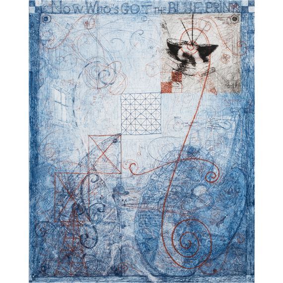 William T. Wiley | Now Who's Got the Blueprints (1989) | MutualArt