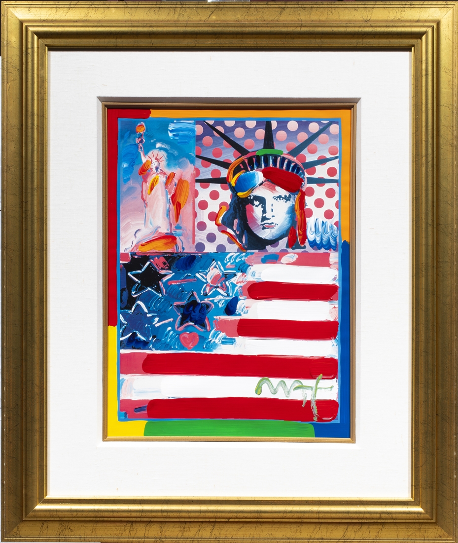 Peter Max | God Bless America II | MutualArt