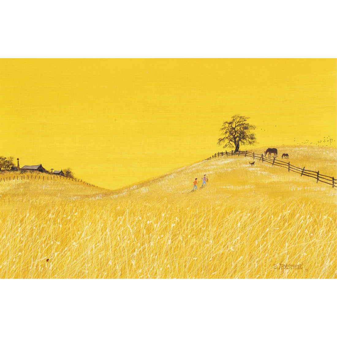 Duane Albert Armstrong | TREE SWING SUMMER AFTERNOON | MutualArt