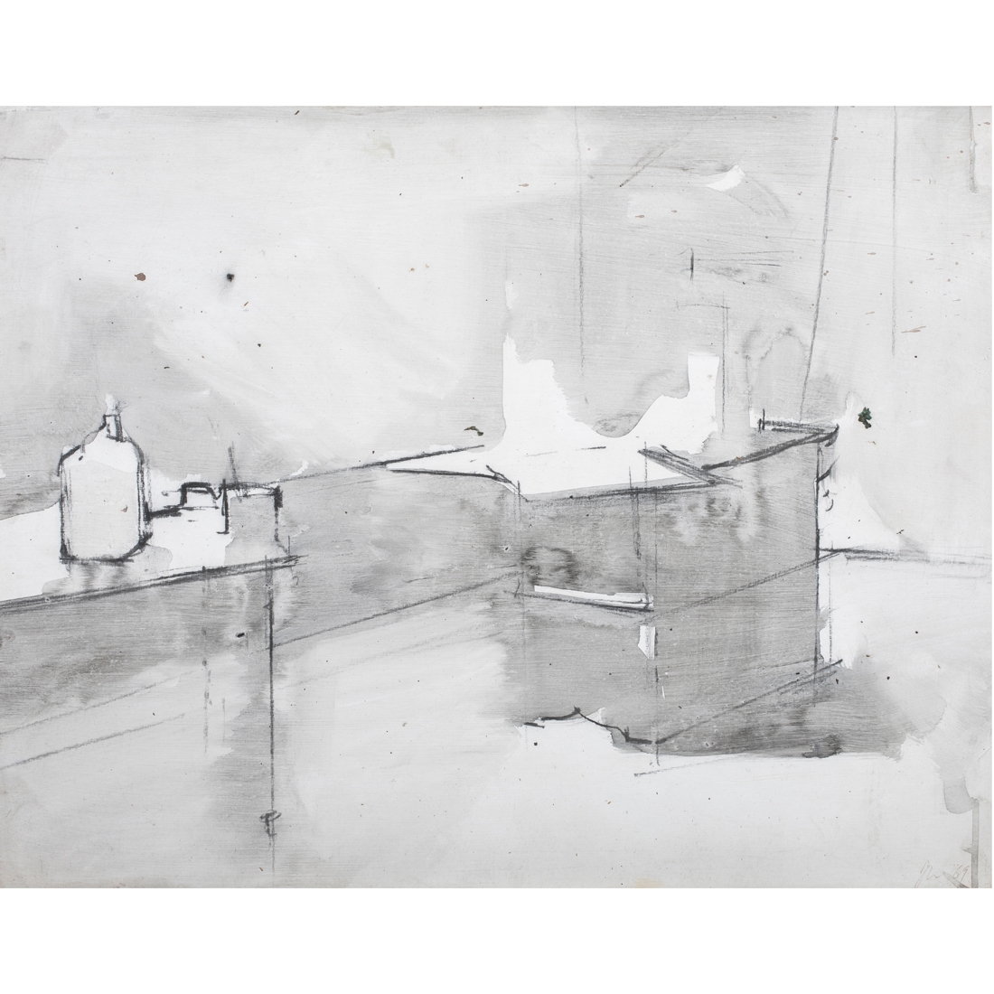 James Weeks | Still Life with Plant, Anchor and Stove (1952) | MutualArt