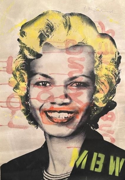 Mr. Brainwash | Condoleezza Rice X Marylin (2009) | MutualArt
