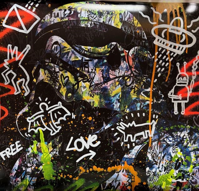 Sara Chelou | Storm Trooper X Haring Original digital art creation by ...