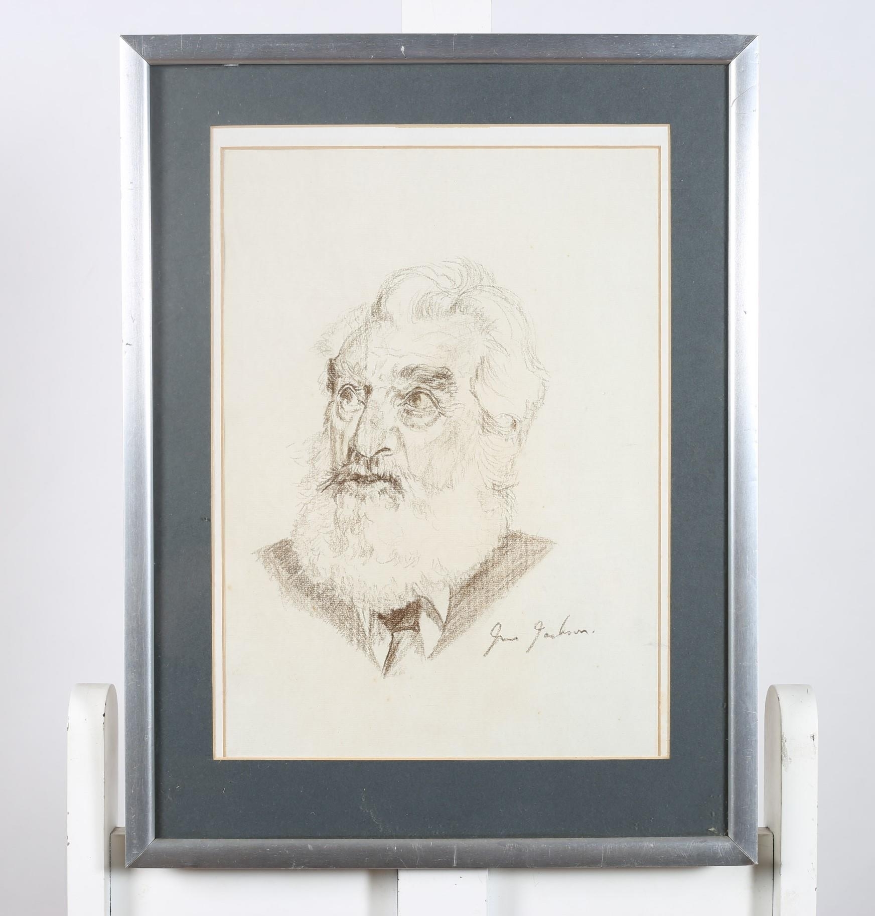 James R. Jackson | Head and Shoulder Portrait of Noel Purcell | MutualArt