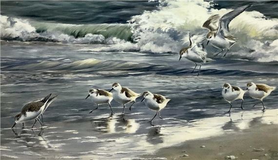 Mary Erickson | Mary Erickson “Sandpiper Serenade” Signed & Numbered ...
