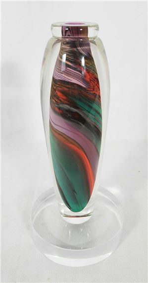 Steven Main | Art Glass Vase - 1988 (1988) | MutualArt