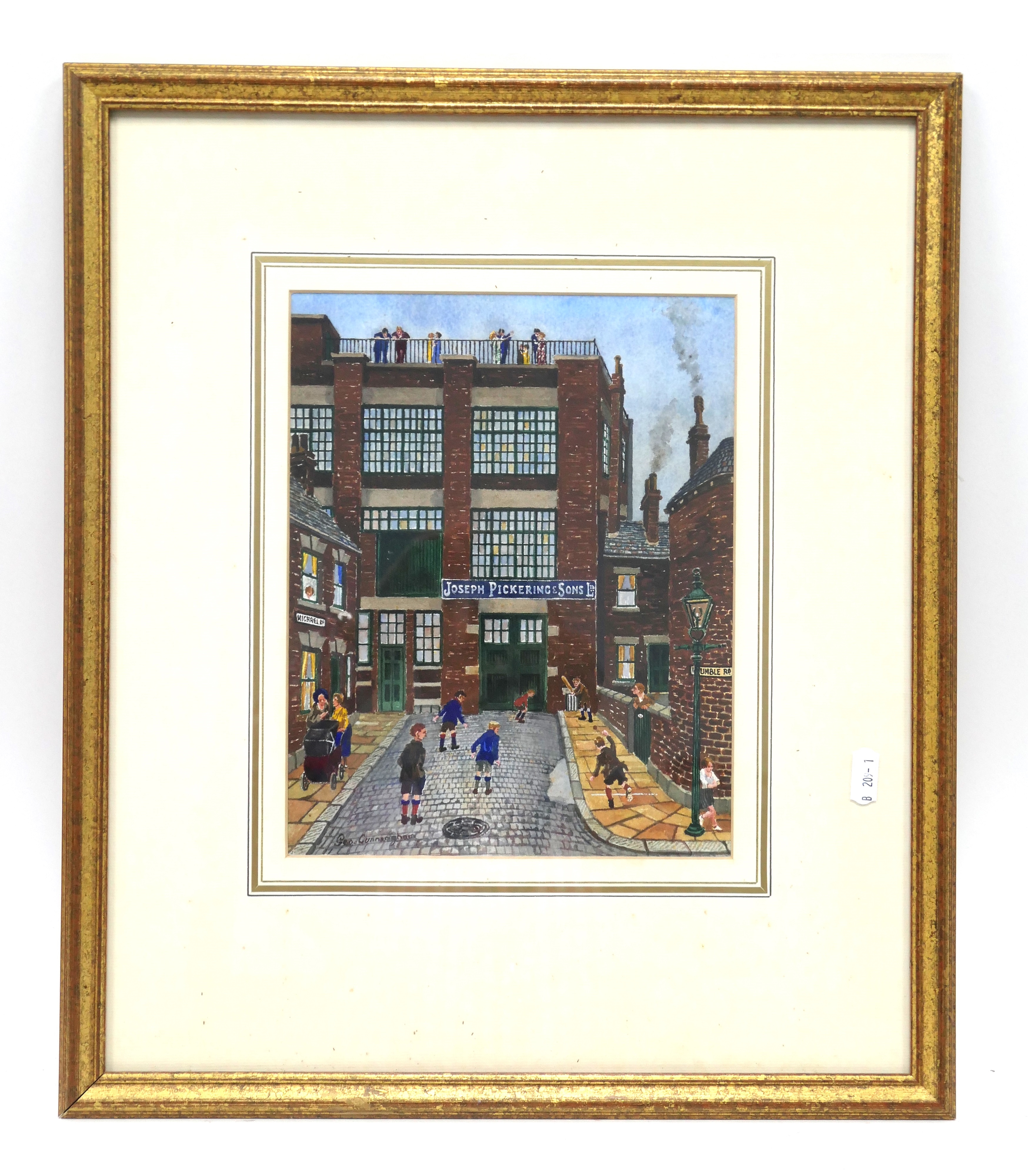 George Cunningham | Boys Playing Cricket Outside Joseph Pickering and ...