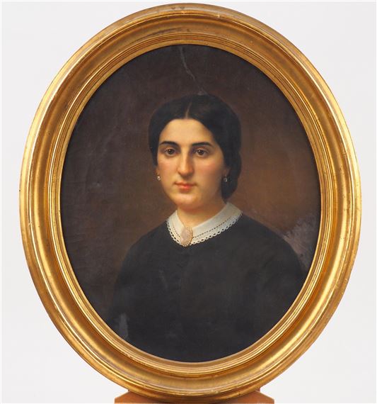 French School, 19th Century | Portrait de jeunes époux | MutualArt