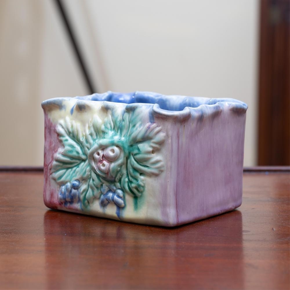 John Castle | Small John Castle Harris trough vase with raised flower ...