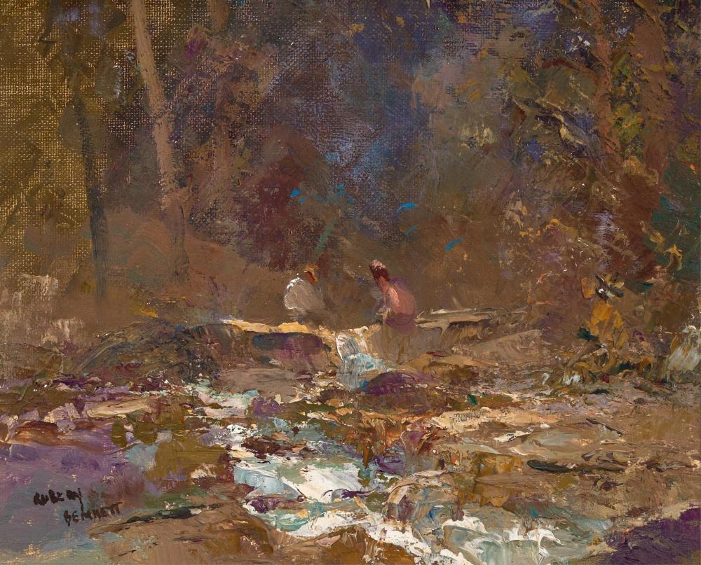 Rubery Bennett | Near the Bubbling Stream | MutualArt