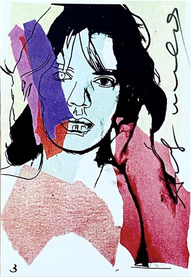 Andy Warhol | Mick Jagger 8 (1975) | MutualArt