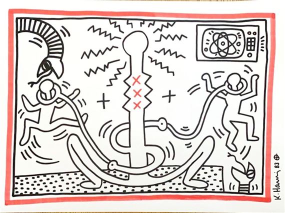 Keith Haring | Untitled (83) | MutualArt