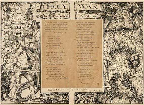 Edmund J. Sullivan | The Holy Wars by Rudyard Kipling (1917) | MutualArt