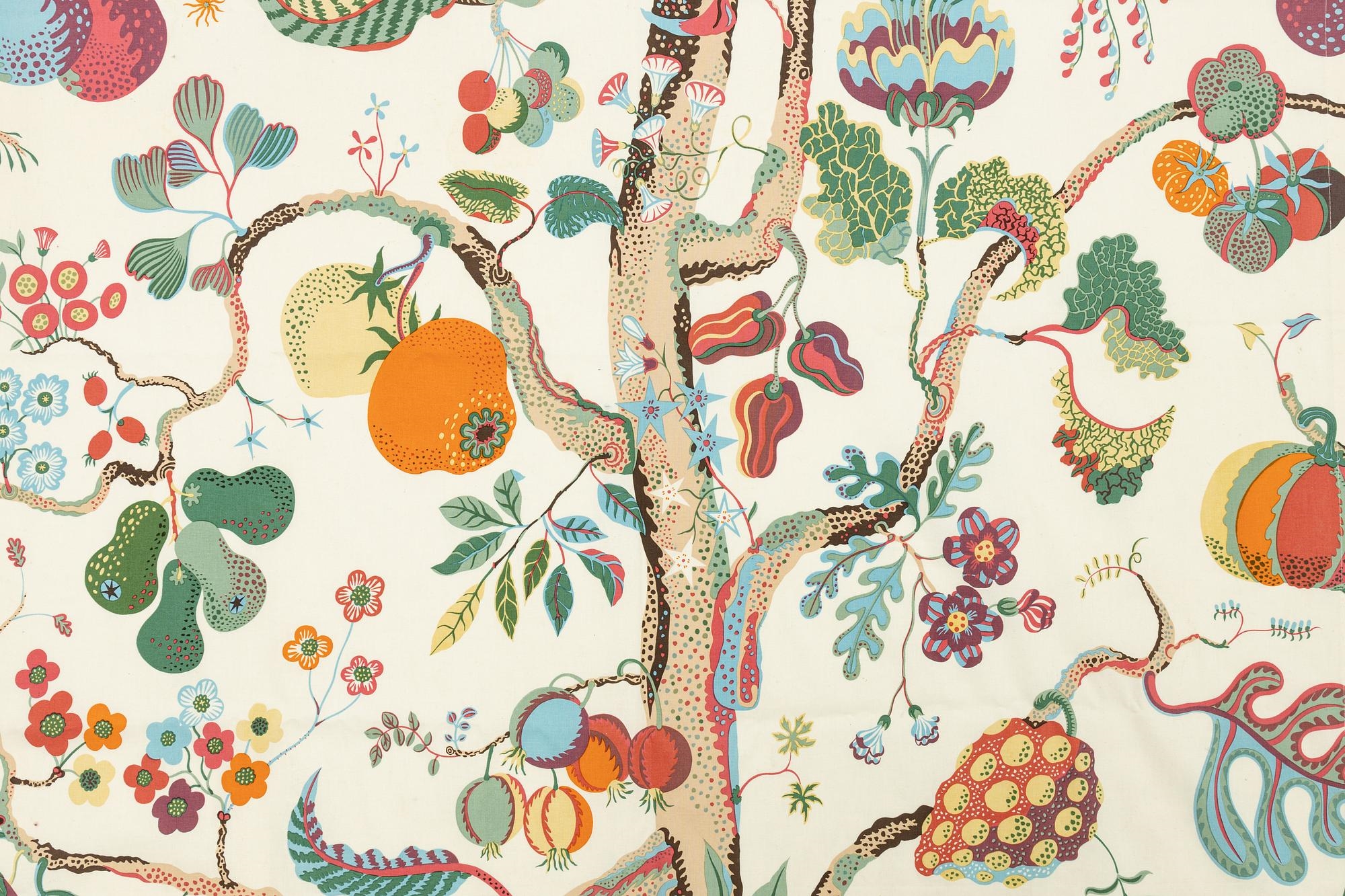 Josef Frank | fabric panels, 3 pcs, Firma Svenskt Tenn | MutualArt