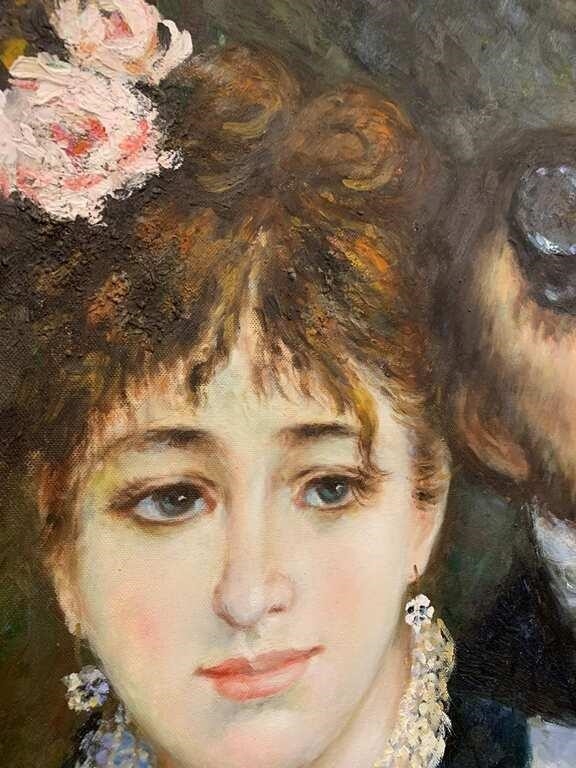 C. Lewis | C. Lewis Oil On Canvas Of Man And Woman | MutualArt