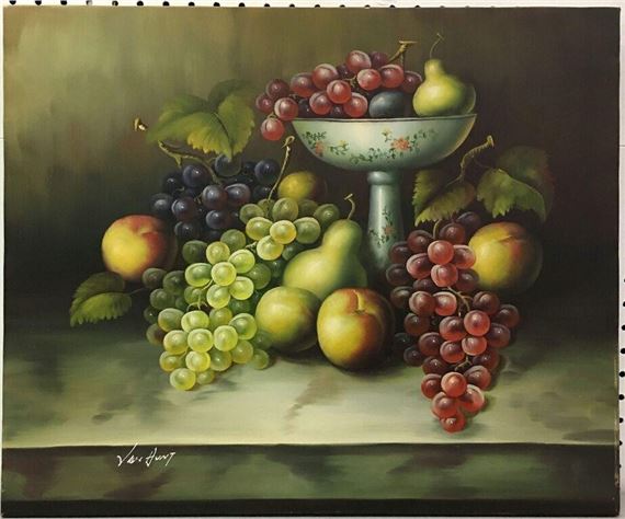 Van Hunt | Signed Van Hunt Oil On Canvas Still Life | MutualArt