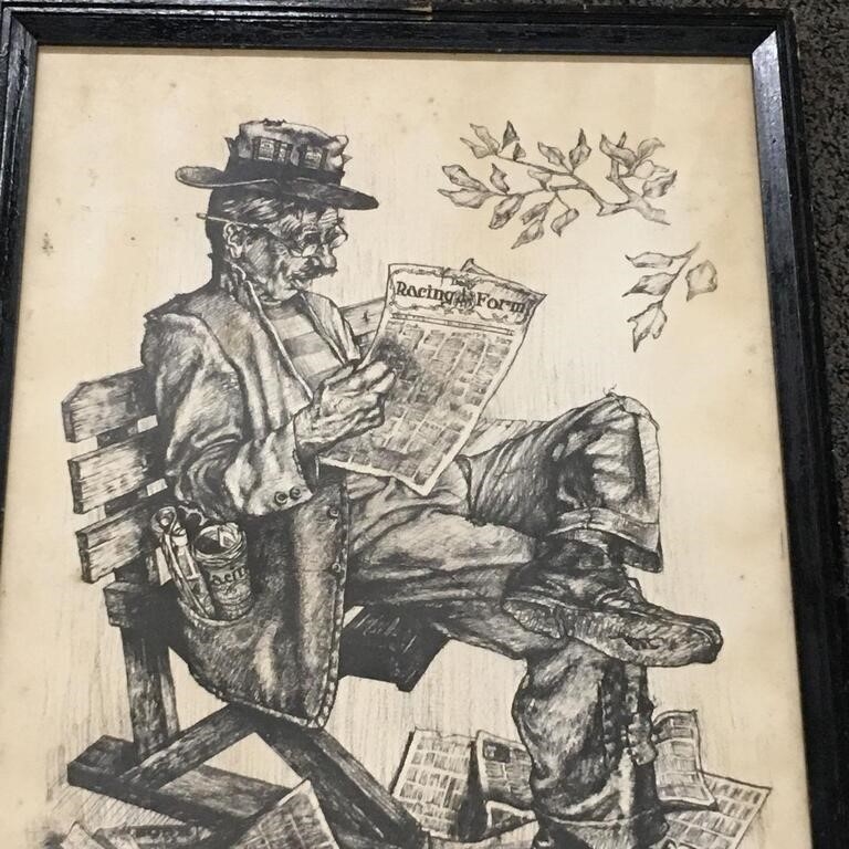 Jim Daly | Jim Daly Print, The Daily Racing Form | MutualArt
