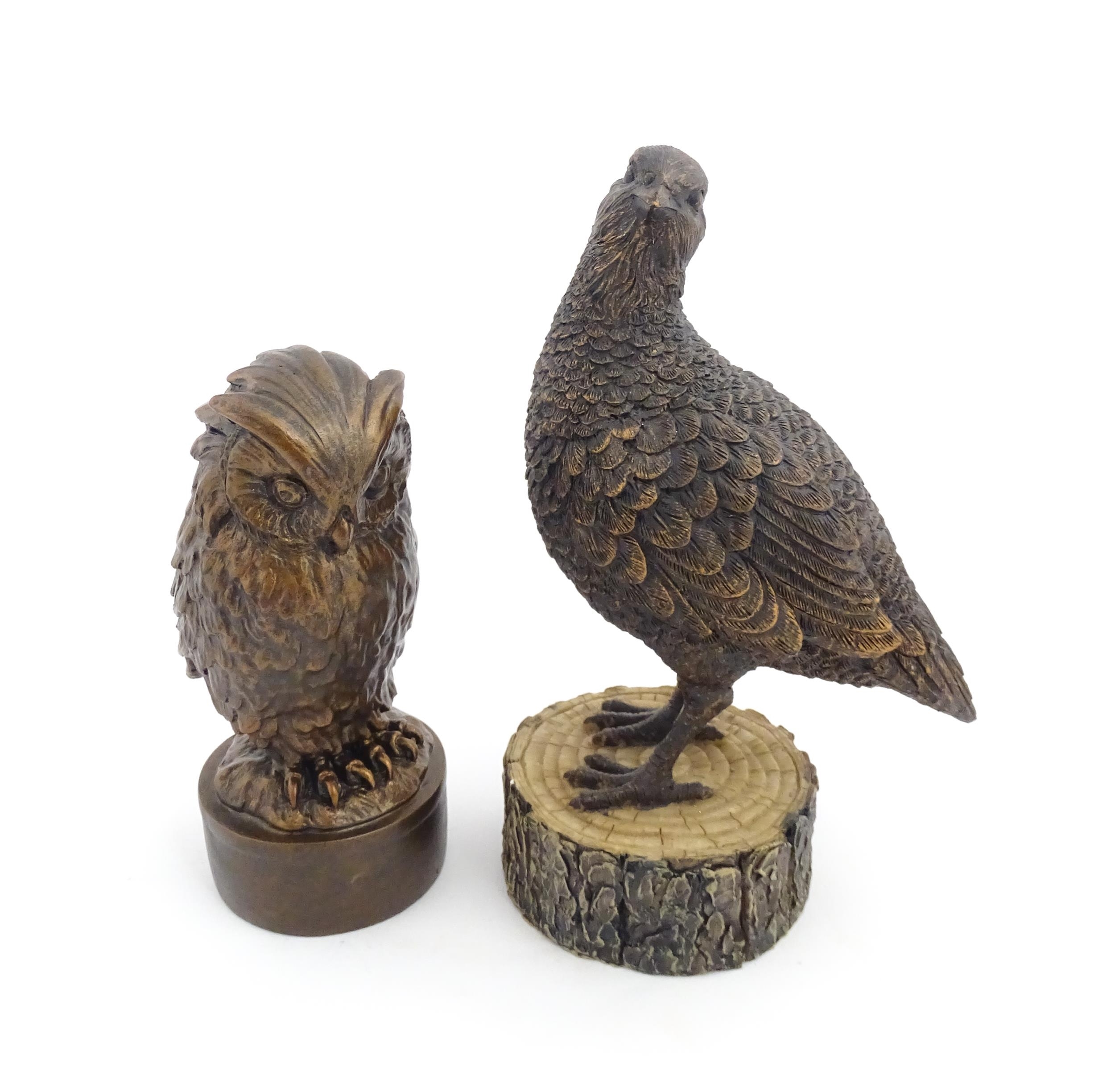 Giambologna | A thC resin model of an owl after Giambologna. Together ...