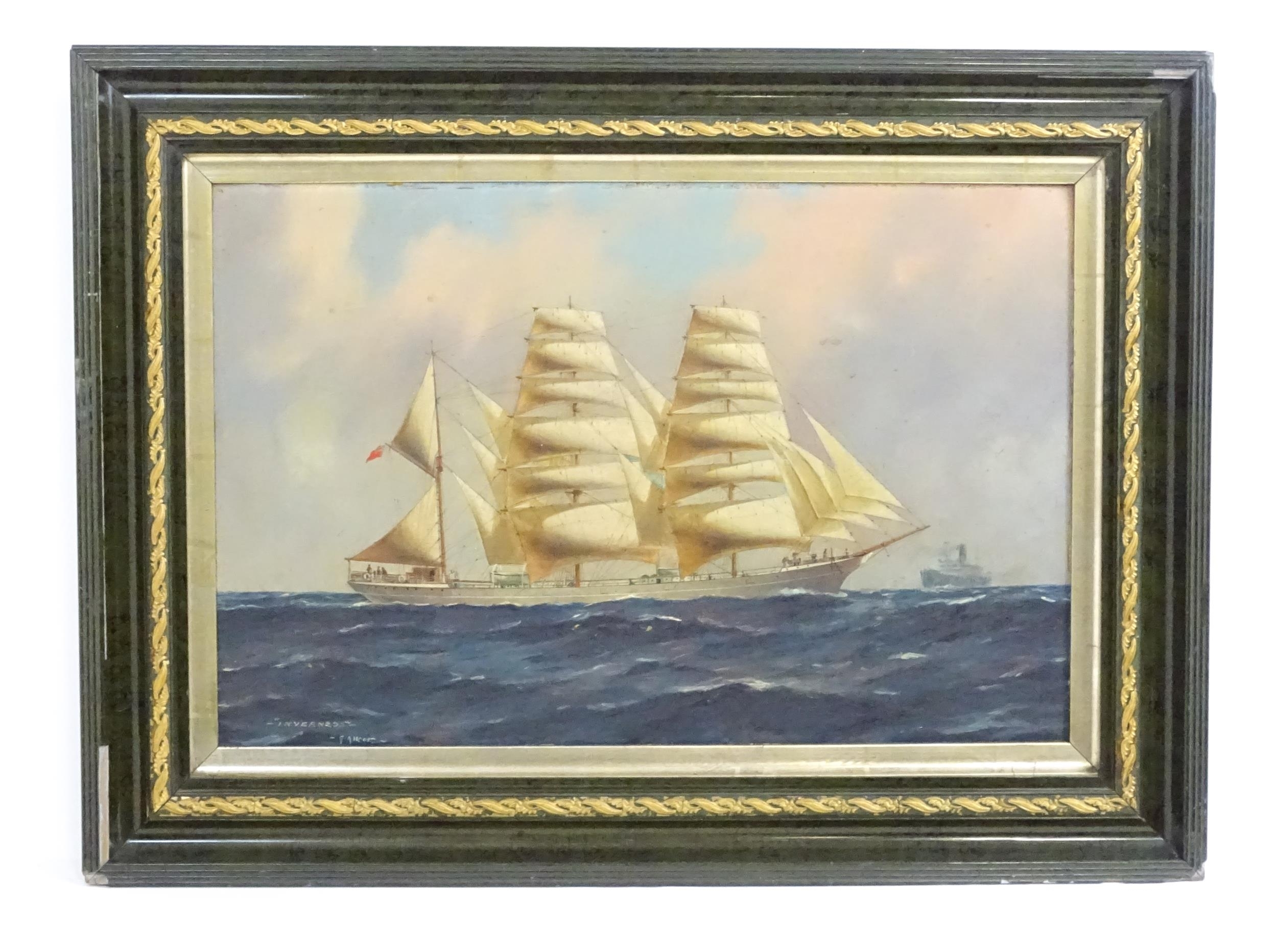 John Charles Allcot | Oil on board, Inverness, A Maritime scene with a ...