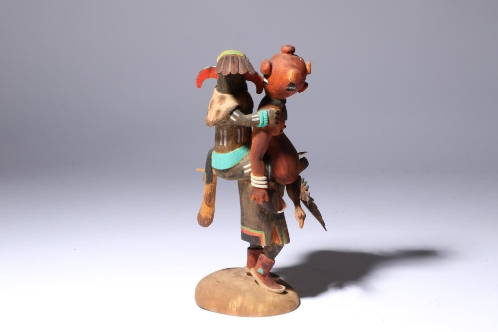 Henry Fred | Blind Mudhead & Paralyzed Kachina by Henry Fred, Hopi ...