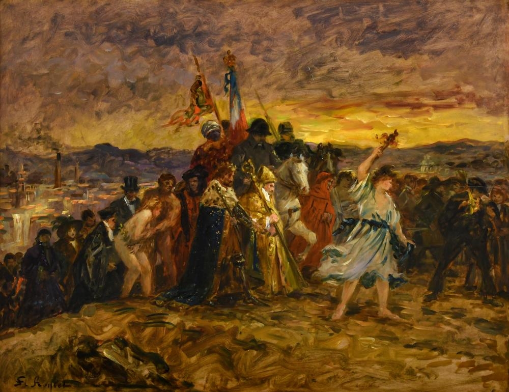 Ferdinand Roybet | Allegorical representation of history | MutualArt