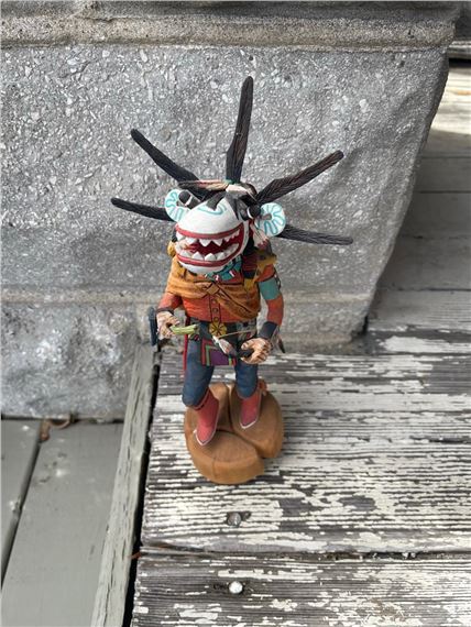 Emery Kyasyousie | Wiharu (White Ogre) Kachina by Emery Kyasyousie ...