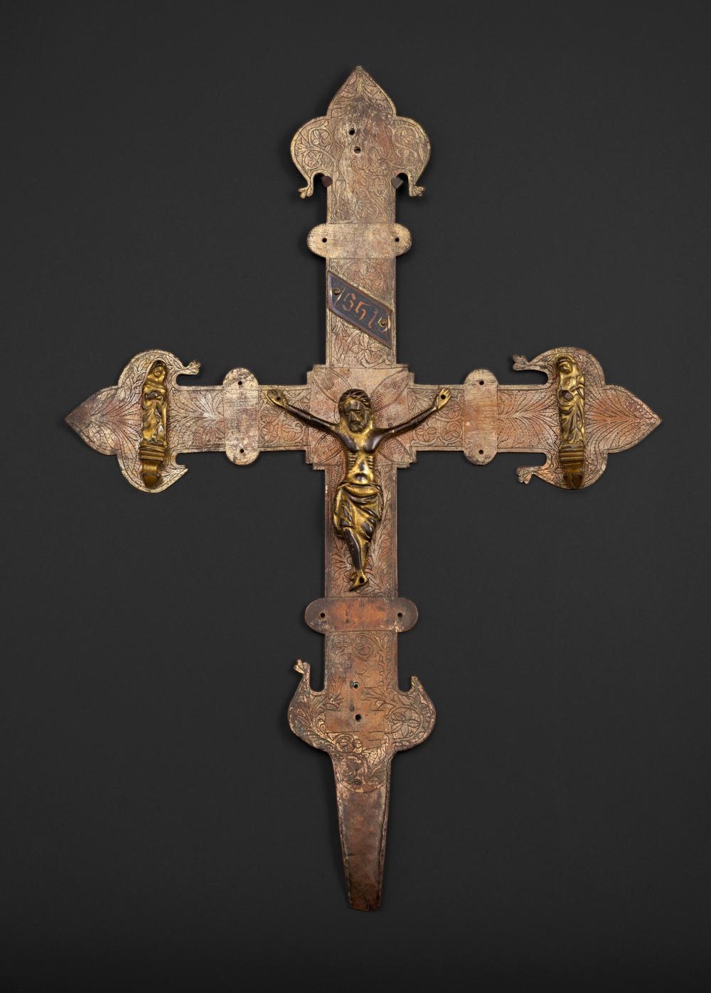 French School, 14th Century | CRUCIFIX | MutualArt