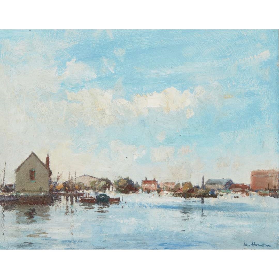 Ian Houston | Evening Light on the Grand Canal | MutualArt