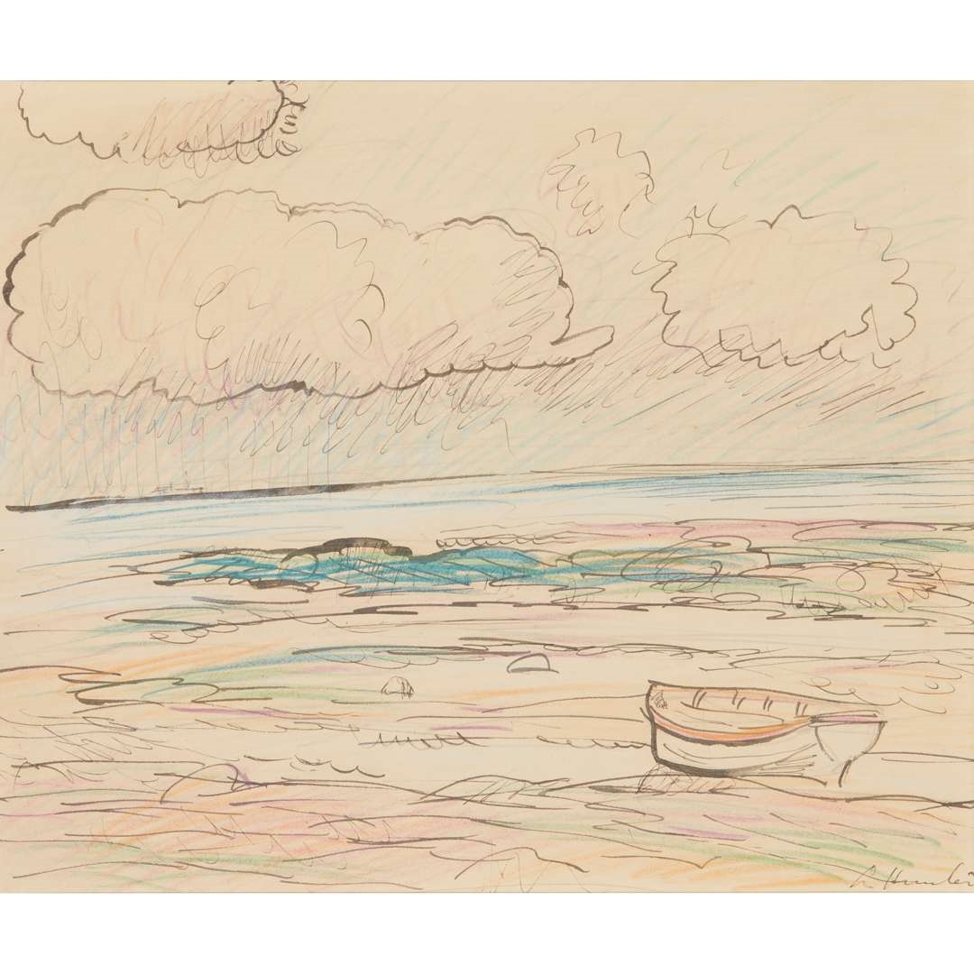 George Leslie Hunter | Still Life with Tulips and Fruit (1920s) | MutualArt