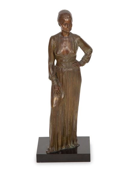 Eric Parks | A Bronze Sculpture of a Standing Woman (20th Century ...