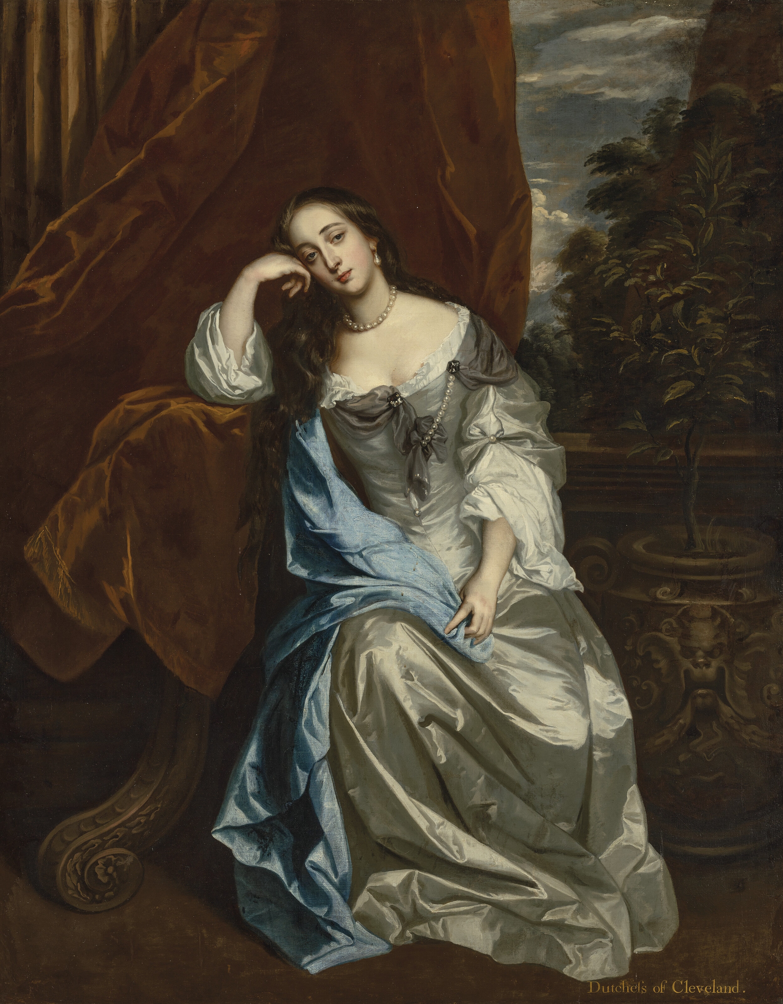 Sir Peter Lely | Portrait of Barbara Villiers, Countess of Castlemaine ...