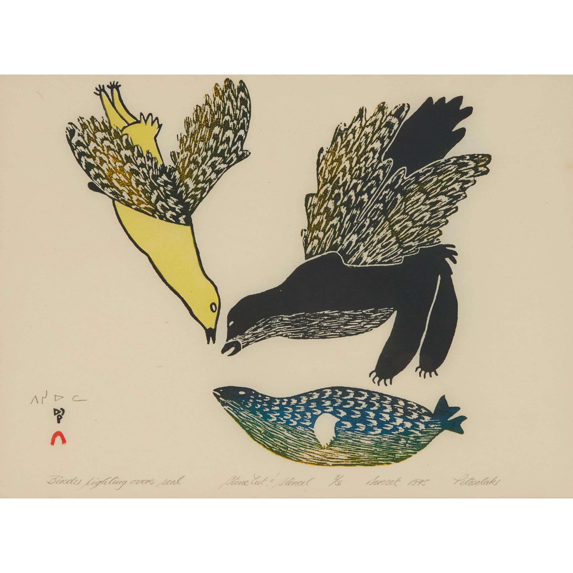 Pitseolak Ashoona | THE LITTLE OWL (1967) | MutualArt