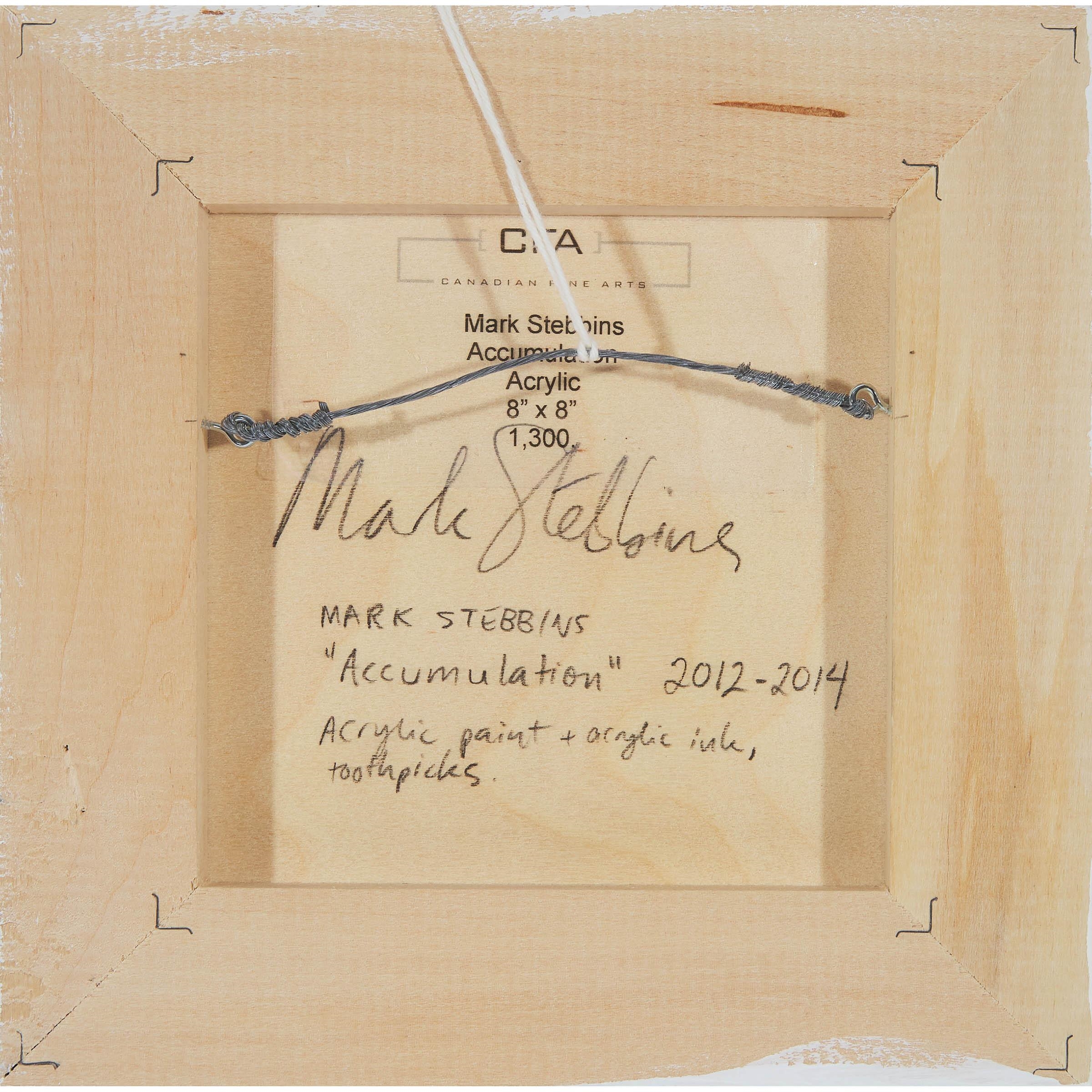 Mark Stebbins | ACCUMULATION | MutualArt